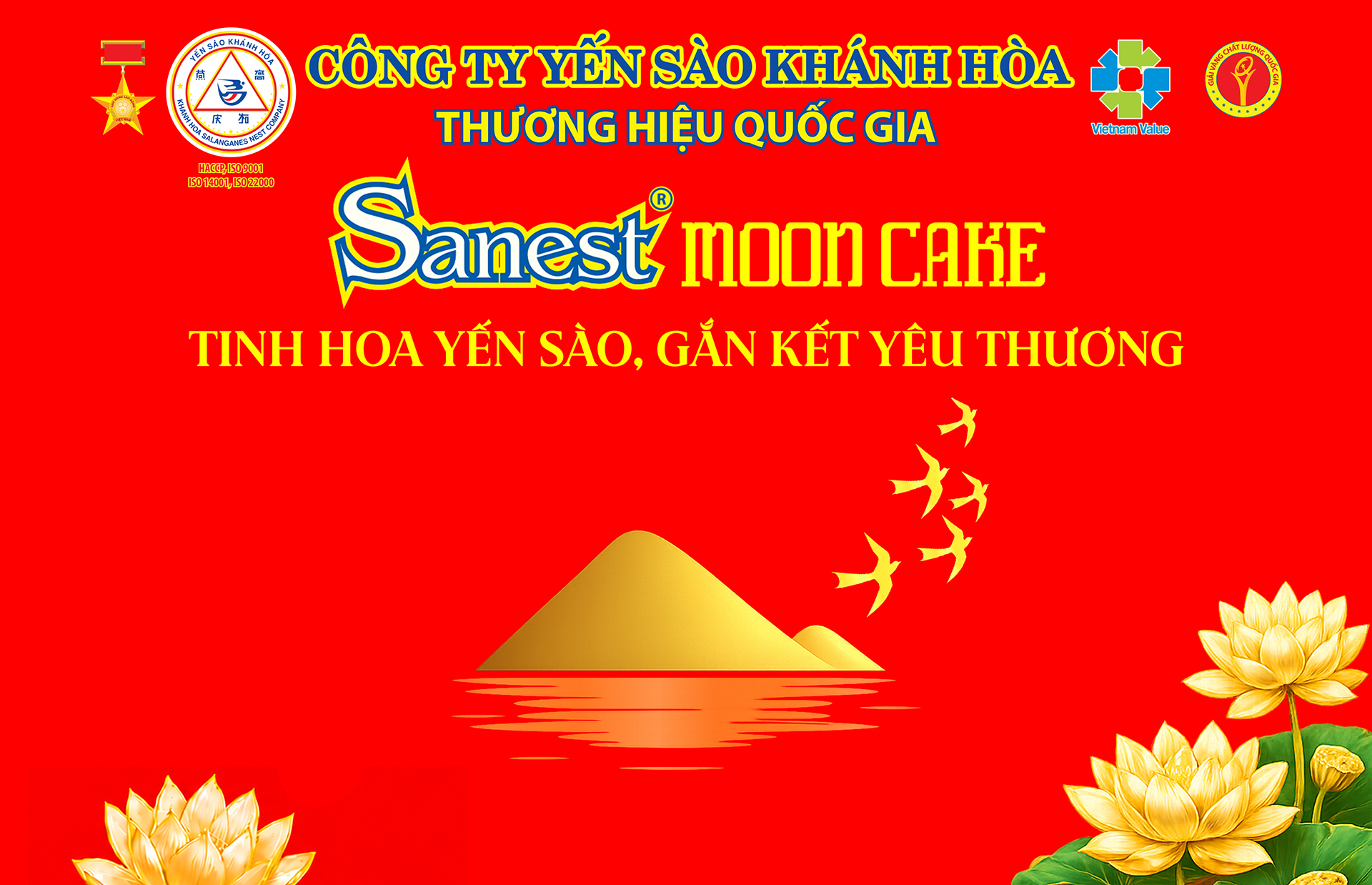 Bánh Trung thu Yến sào Khánh Hòa 2026 - Sanest Moon Cake - SANEST KHÁNH HOÀ